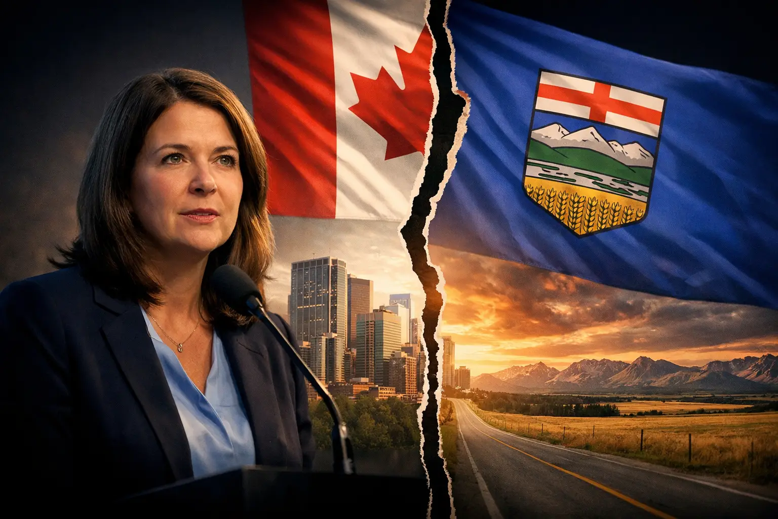 Alberta Premierin Danielle Smith zum Separatismus-Referendum